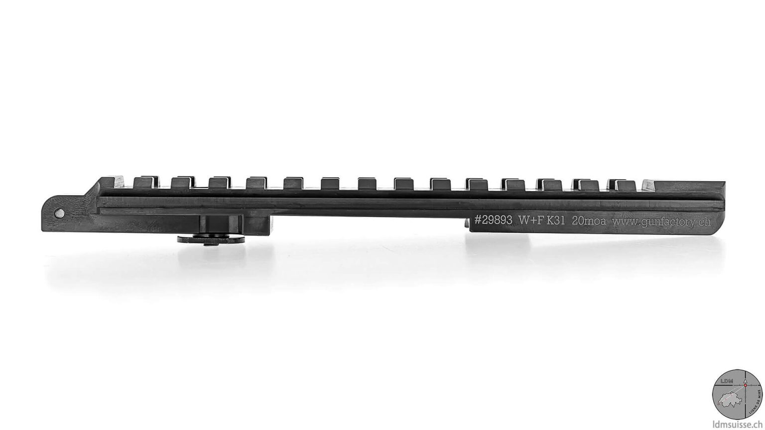 Rail Picatinny Gun Factory K31 20 MOA - LDM Suisse